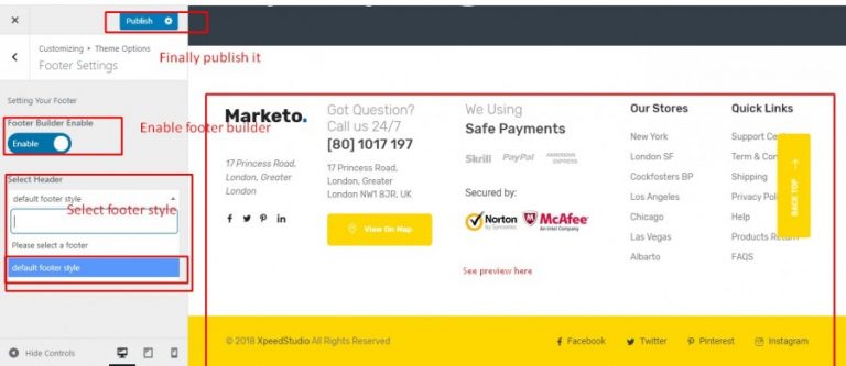 Customize Marketo Header and Footer Builder – XpeedStudio